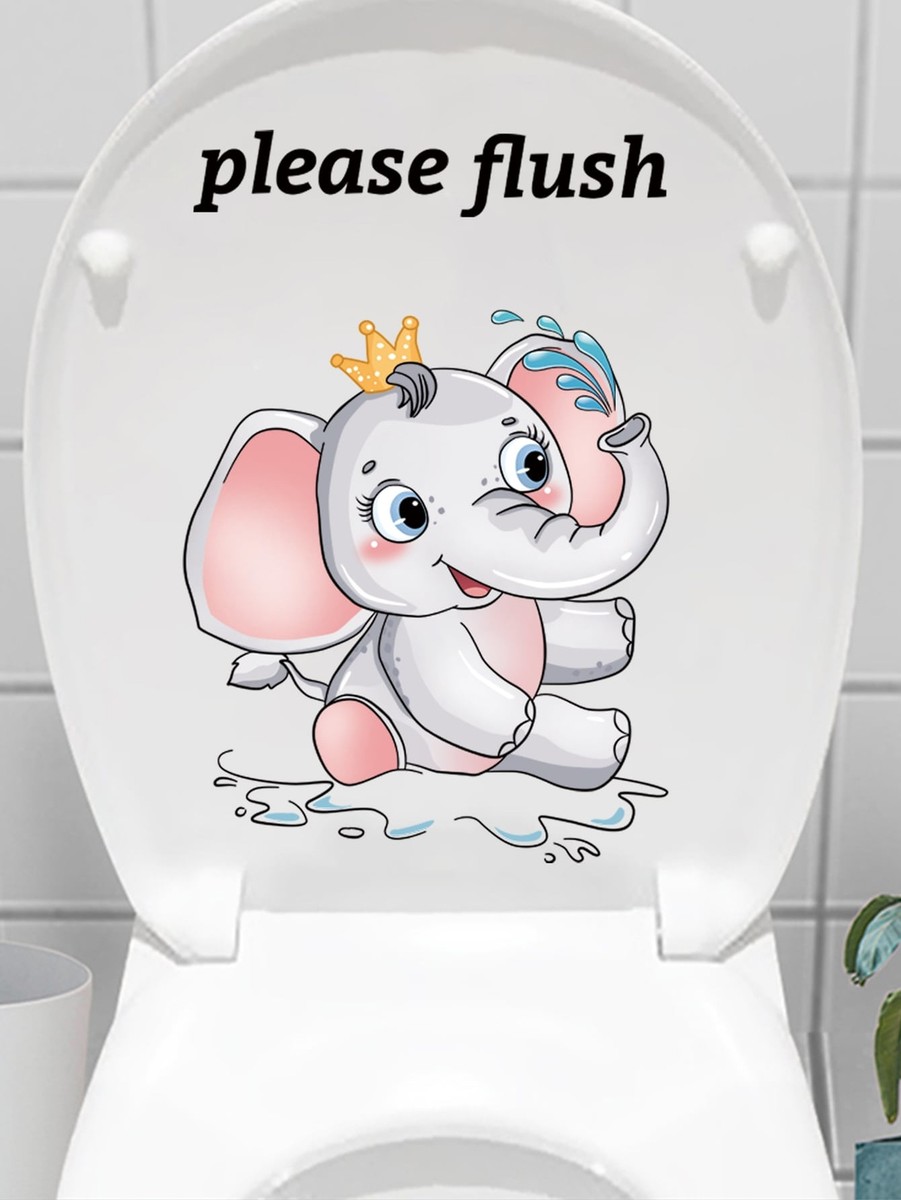 Cartoon Bathroom Toilet