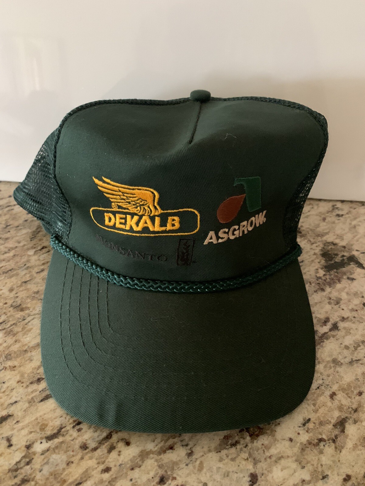 Dekalb Asgrow Cap Hat Mesh Agriculture Logo Adjustabl… - Gem