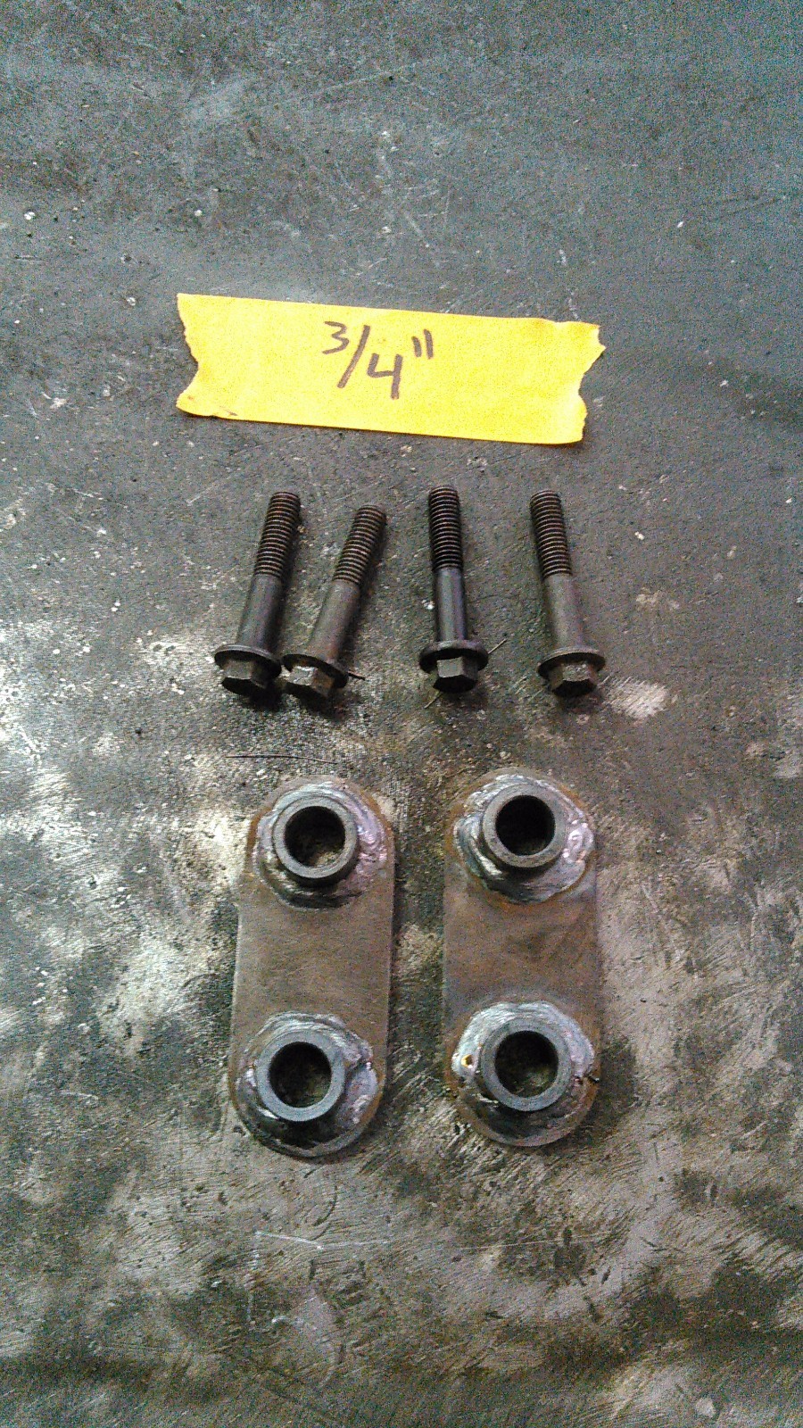 Fits 1984-2001 Jeep Cherokee XJ Hood Spacer Kit With Hardware. 3/4 ...