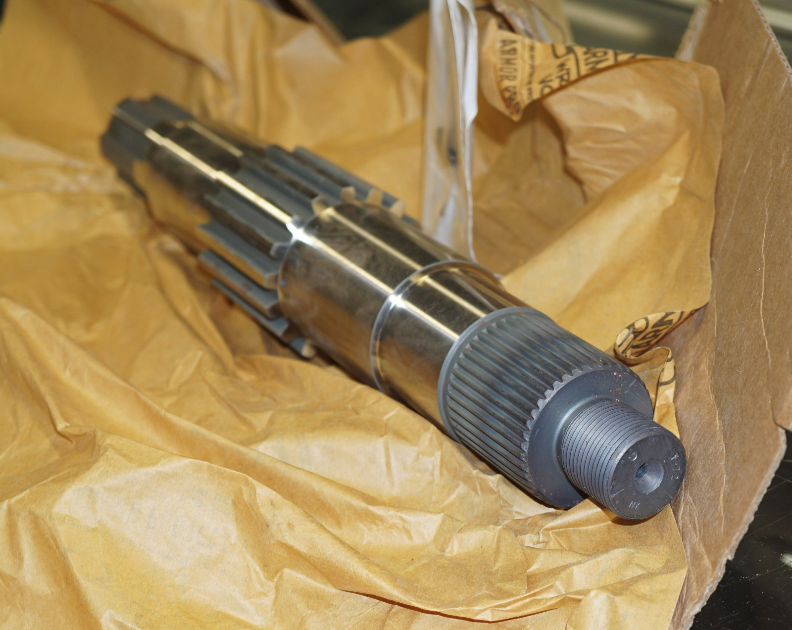 M939 A1 A2 ROCKWELL T1138 TRANSFER CASE SHAFT 2520-01-127-2623 A-3297-T ...