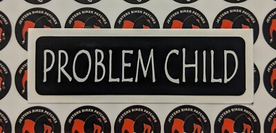 Problem Child Motorcycle Helmet Sticker Biker Helmet Decal | eBay