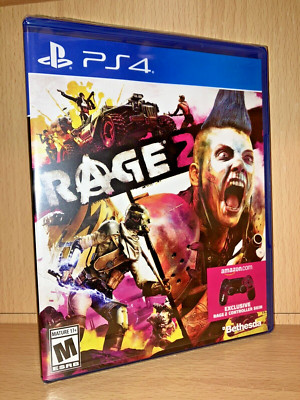 Rage 2 (2019, Sony PS4) NEW / SEALED w/ Amazon controller skin | eBay