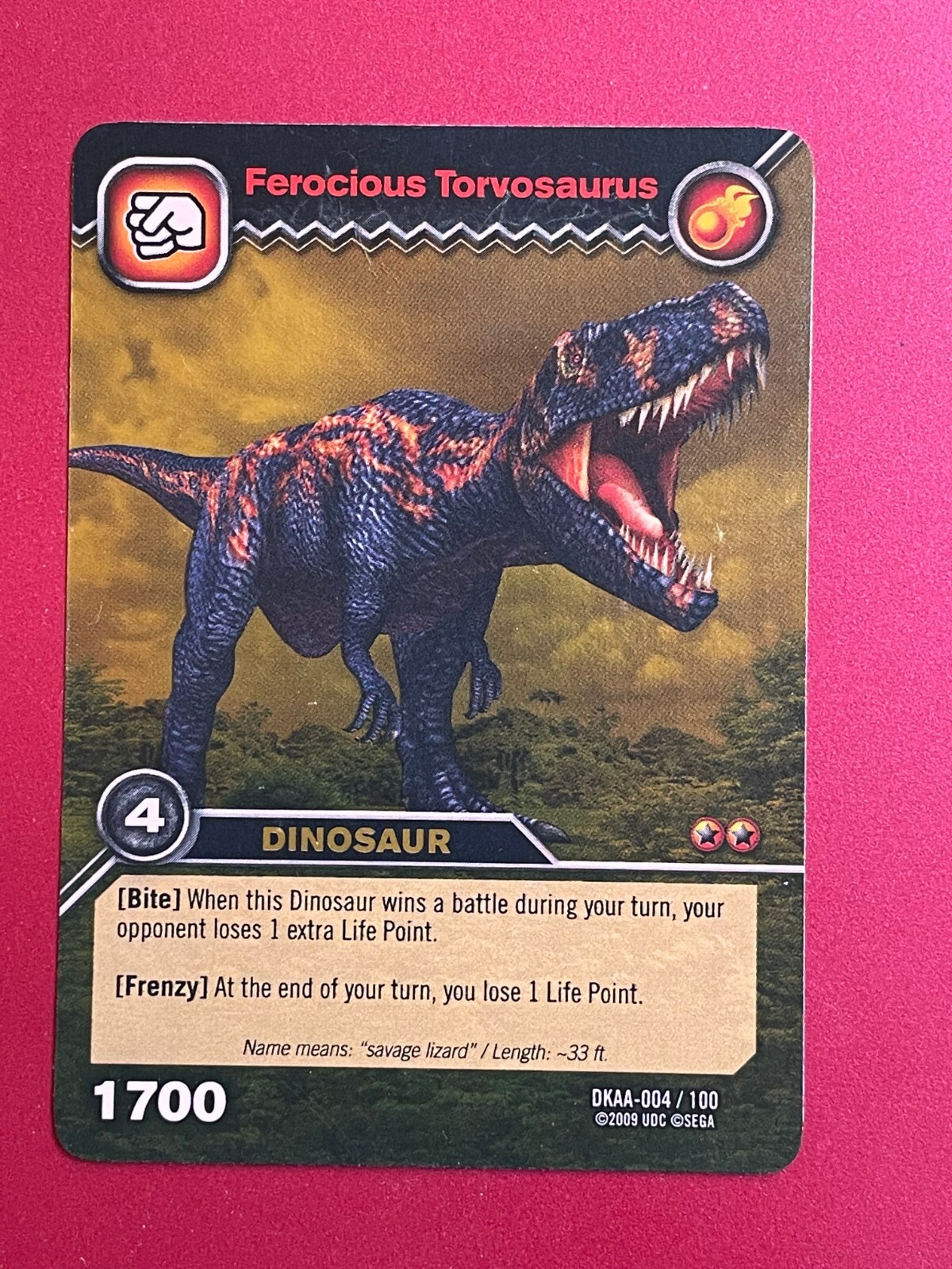 Dinosaur King Torvosaurus