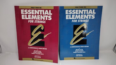 Essential Elements for Strings Viola Books 1 & Book 2 Set Comprehensive ...