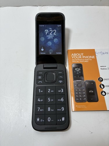 Nokia 2760 Flip Phone 4G 4GB 5MP Camera Tracfone N139DL KaiOS Cellphone ...