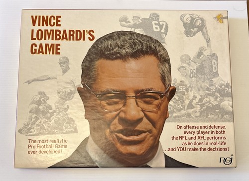 Vintage Vince Lombardi's Game - NFL Strategy Board Game VG Condition | eBay