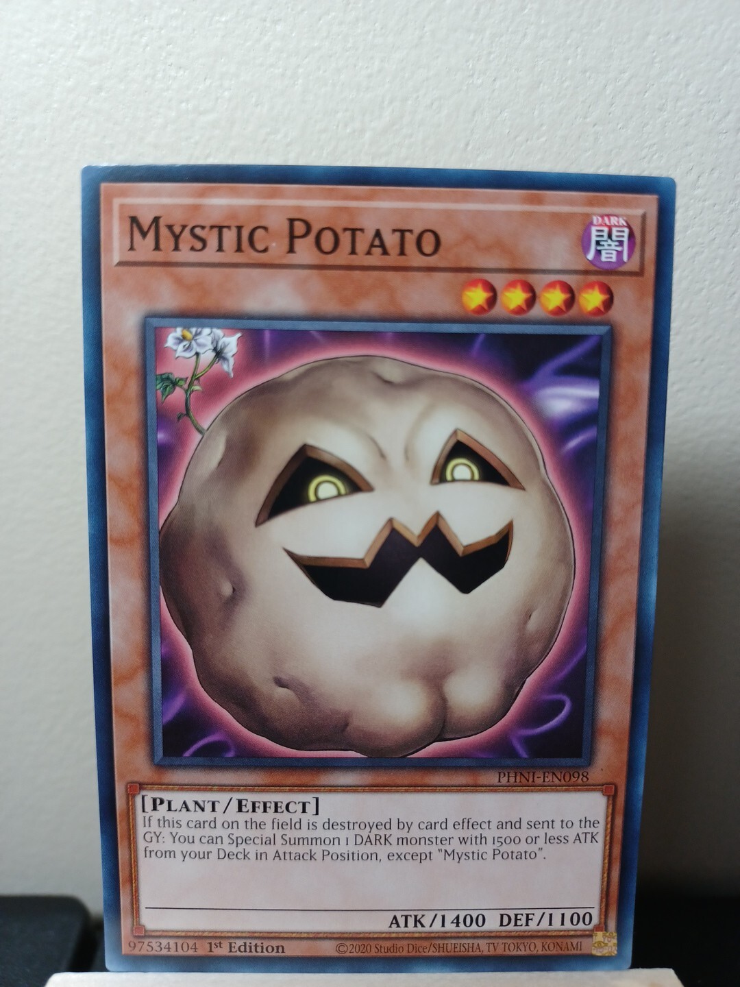 PHNI-EN098 - Mystic Potato - Common 1st Edition - YuGiOh! TCG | eBay