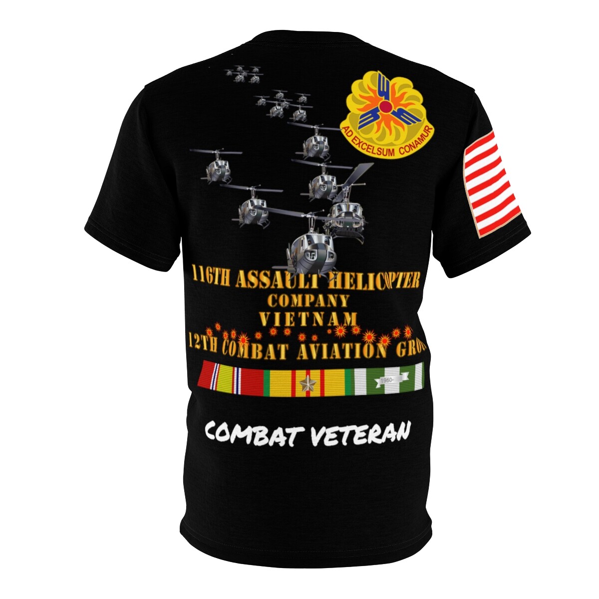 AOP - 116th Assault Helicopter Co w 12th CAB - Aviator Badge - w Vn SVC ...