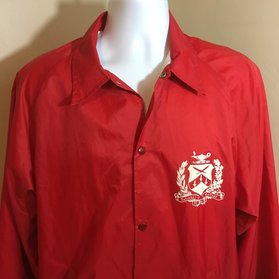 Vintage Artex Brand Jacket Snap Front Jacket Large National War College ...