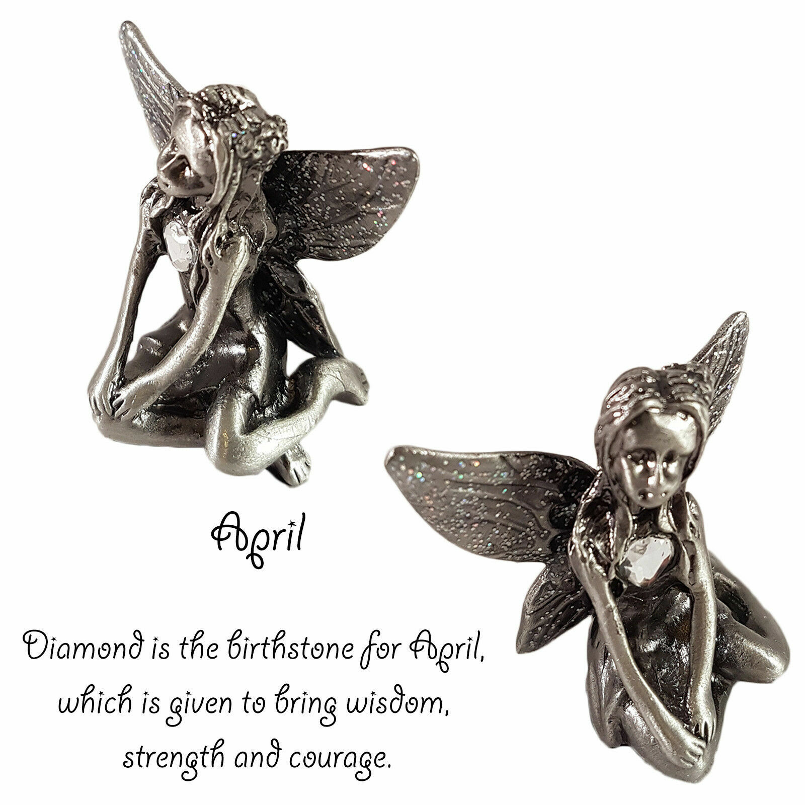 Pewter Birthstone Gemstone Collectable Fairy Fairies Ornament GIFT ...