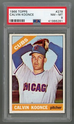 1966 Topps #278 Calvin Koonce PSA 8 NM-MT #41966281 **LAN.522** | eBay
