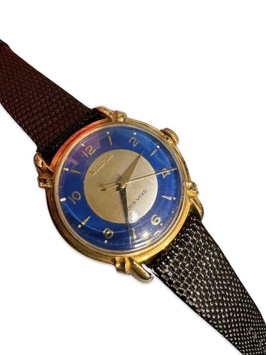 Bulova Duo Wind Vintage Blue Face Watch | eBay