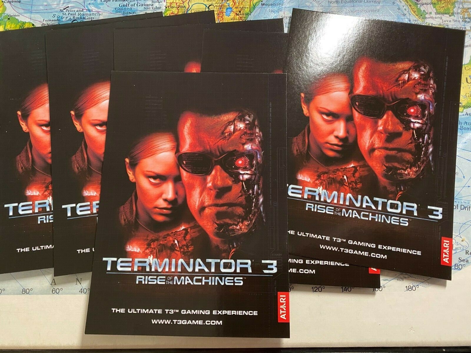 Terminator 3 Rise of the Machines. Atari Game Promotion Postcard ...