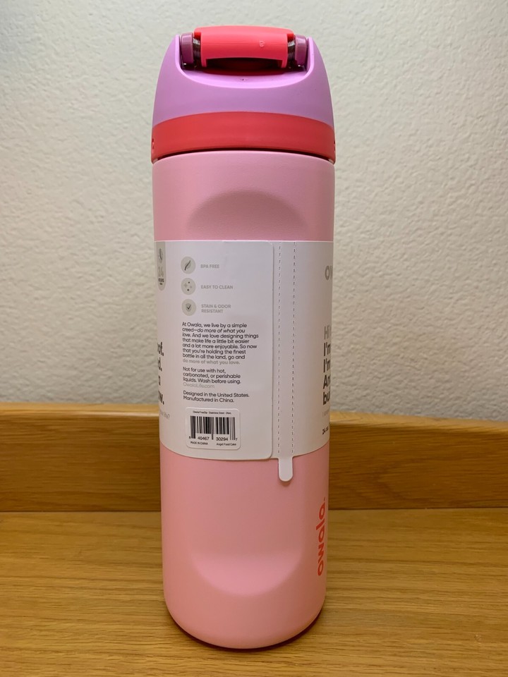 Owala "Angel Food Cake" NEW Spring Color 24oz Free Sip Pink, Coral ...