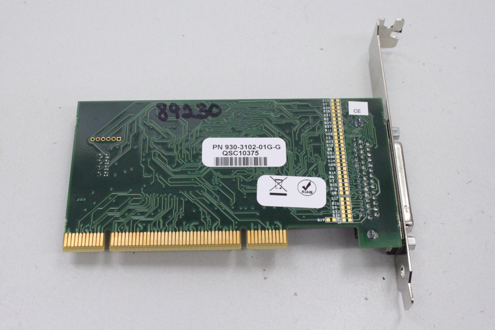 T QUATECH RS-232 4 port PCI Schnittstellenkarte QSCLP-100 | eBay