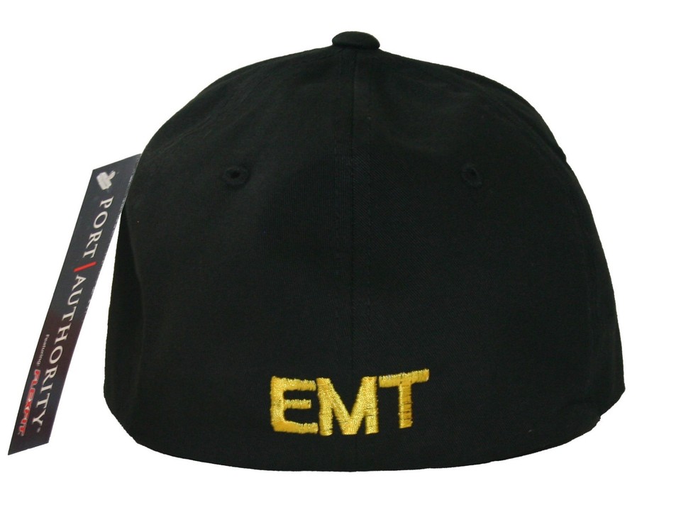 Fire Department Flexfit Fitted Hat Firefighter Paramedic EMT Rescue S/M ...