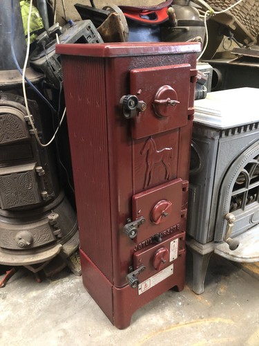 Jotul 507 Red cast iron. . Norwegian stove | eBay
