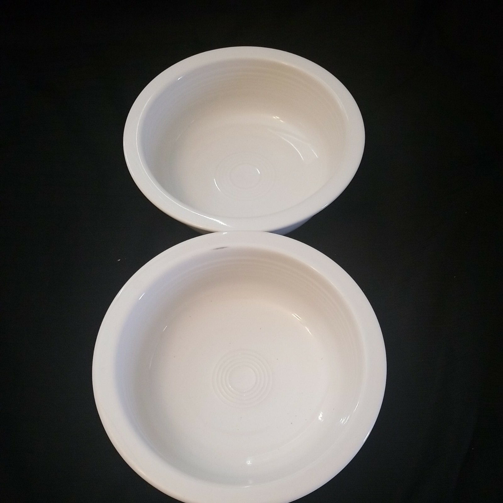 Fiestaware ~ Large Serving Bowl ~ White ~ 40 ounces~ 8.5 inches Fiesta ...