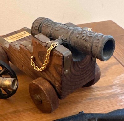 Vintage Model Antique Cannon Replica Canon Marina Espanola Siglo XVIII ...