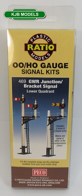 BNIB OO Gauge Ratio 469 GWR Junction/Bracket Signal - Plastic Kit | eBay UK