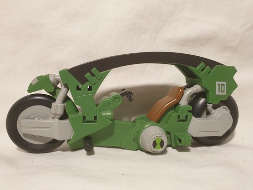 Ben 10 Motorcycle Action Figure Toy Bike Only* Cartoon Network Green ...