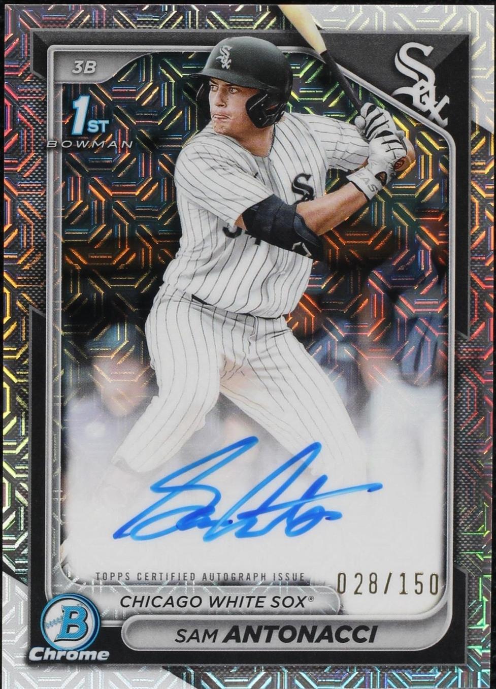 2024 Bowman Draft - Chrome Prospect Autographs Sam Antonacci #CPA-SA ...