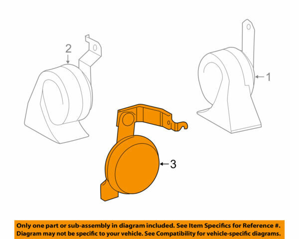 86560-48040 Toyota Horn assy, security 8656048040, New Genuine OEM Part ...