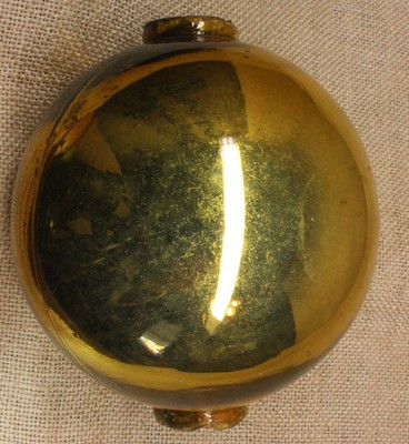 Weathervanes & Lightning Rods - Amber Glass Ball