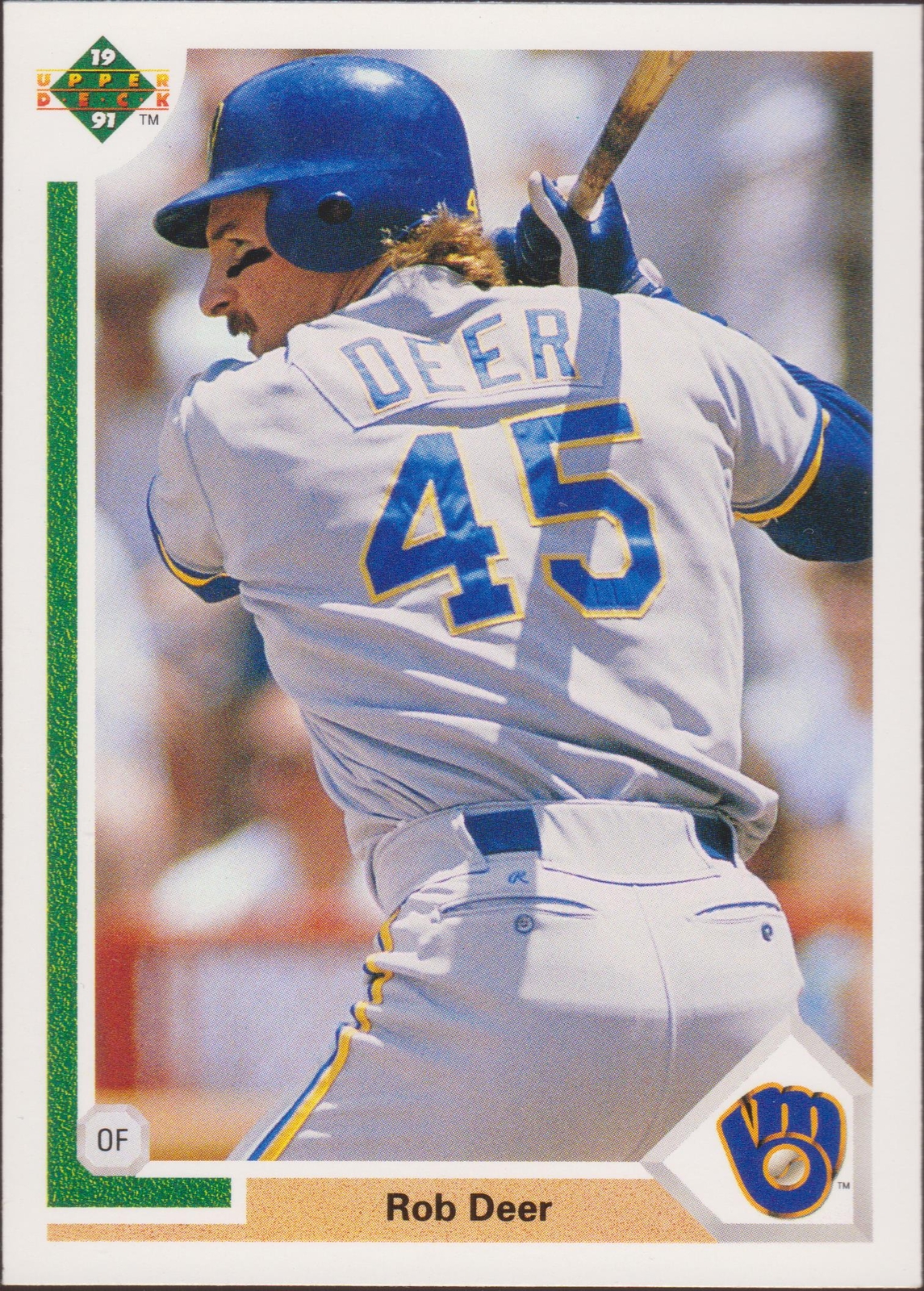 1991 Upper Deck Rob Deer #272 Milwaukee Brewers Baseball Card | eBay