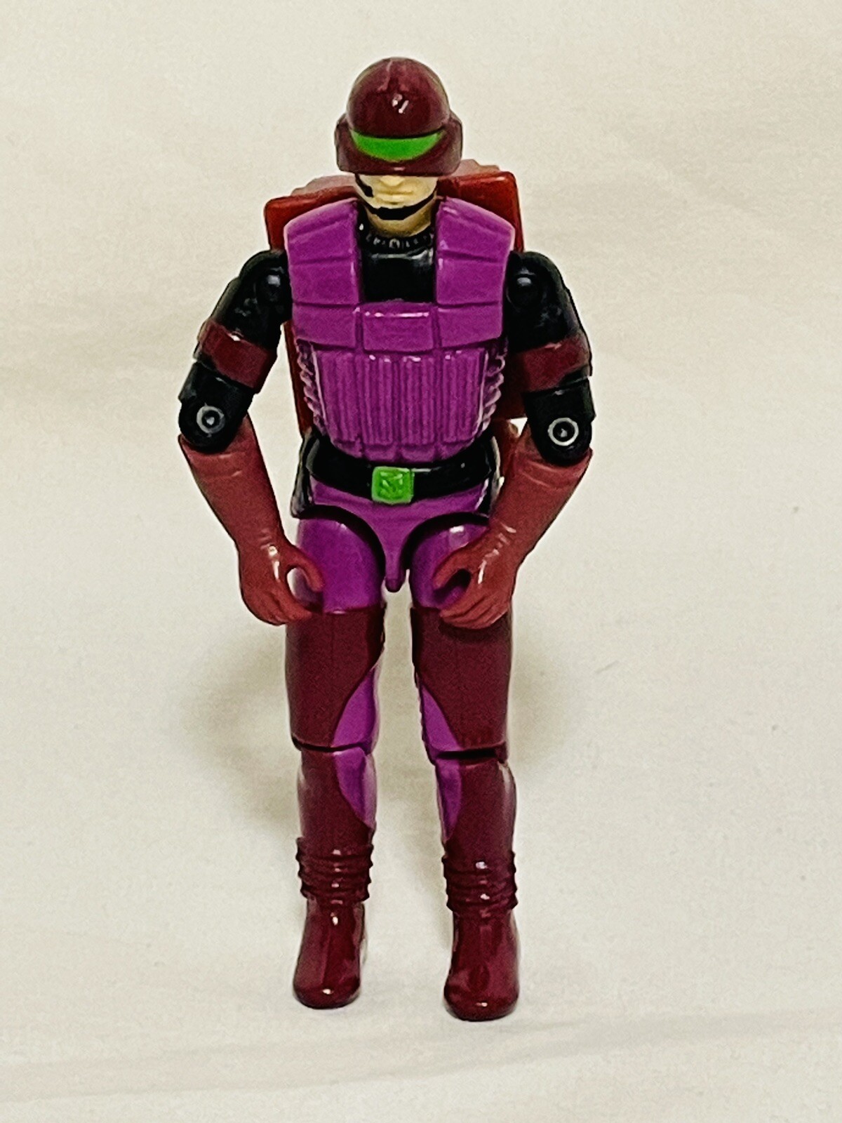 Vintage 1990 GI Joe Saw Viper Loose Action Figure v1 Cobra ARAH 3.75 ...