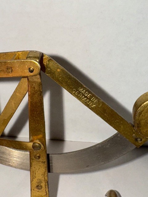 1920-1930 Folding Brass PJ Maul Pendulum Postal Letter Scale. Made in ...