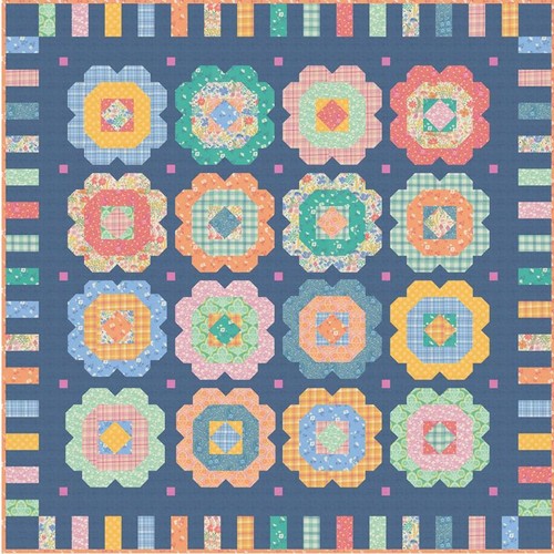 Arcadia Quilt Kit 66" x 66" with Moda Cannon Beach Fabric by Crystal ...