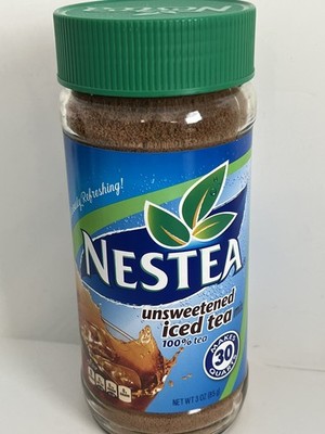 NESTEA Instant Unsweetened Iced Tea Mix 3 OZ Discontinued 30 Quarts ...