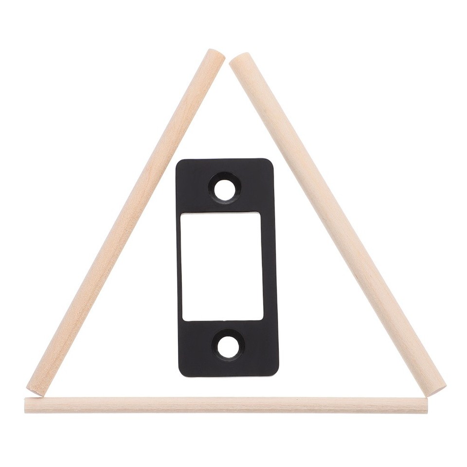 1 set of Door Latch Striker Plate for Deadbolt Security Metal Repair ...