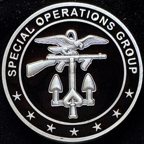 CIA Special Operations Group SOG Tertia Optio Serialized Challenge Coin ...