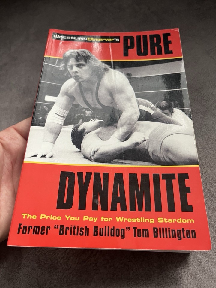 WWE WWF Pure Dynamite Kid Wrestling Book Autobiography Tom Billington ...