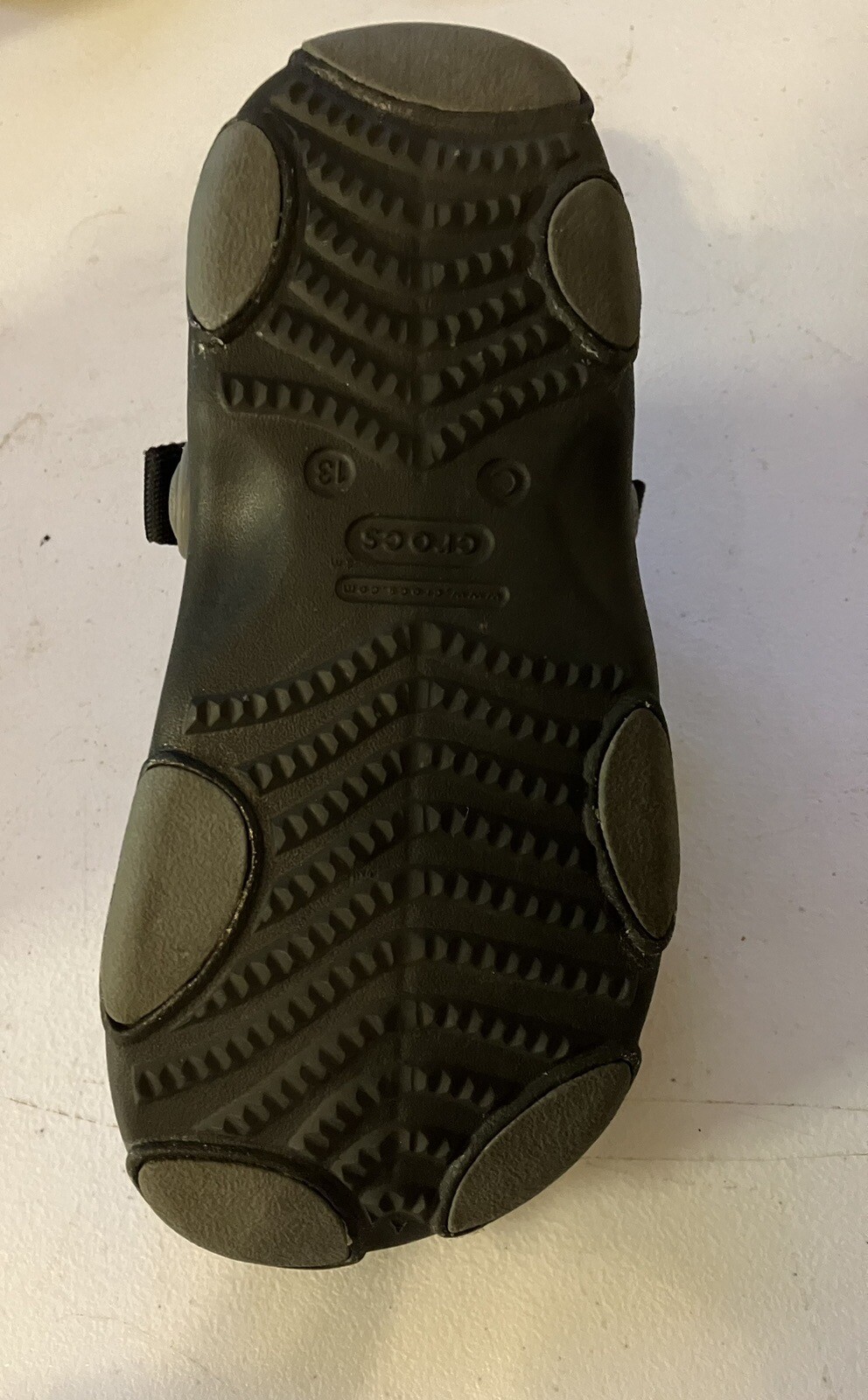 Crocs Kids Classic All-Terrain Sandals Black (207707-410) Children's ...