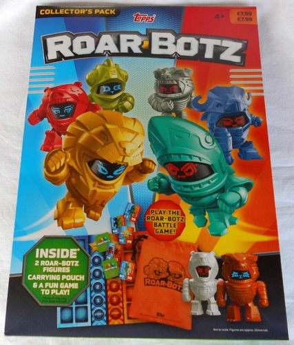 Topps Roar Botz Collector's Pack: 2 figures, carrying pouch and battle ...