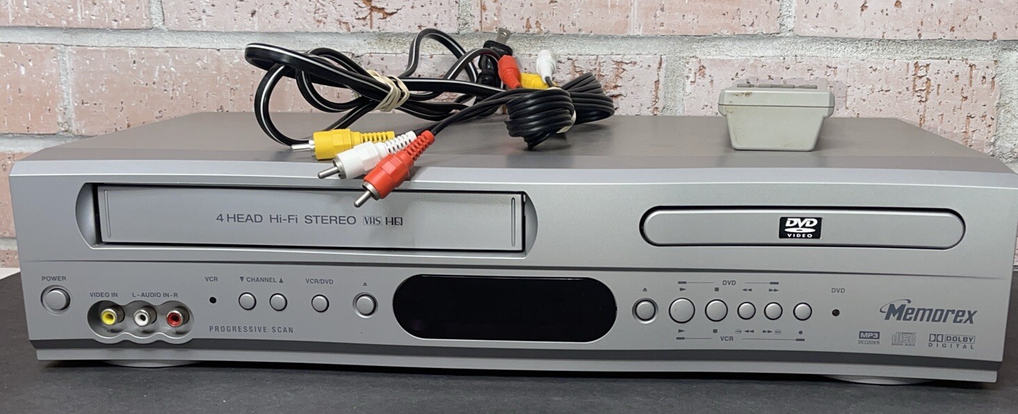 [MVD4541A] MEMOREX VHS/DVD Video Player - With Remote Control (Tested ...