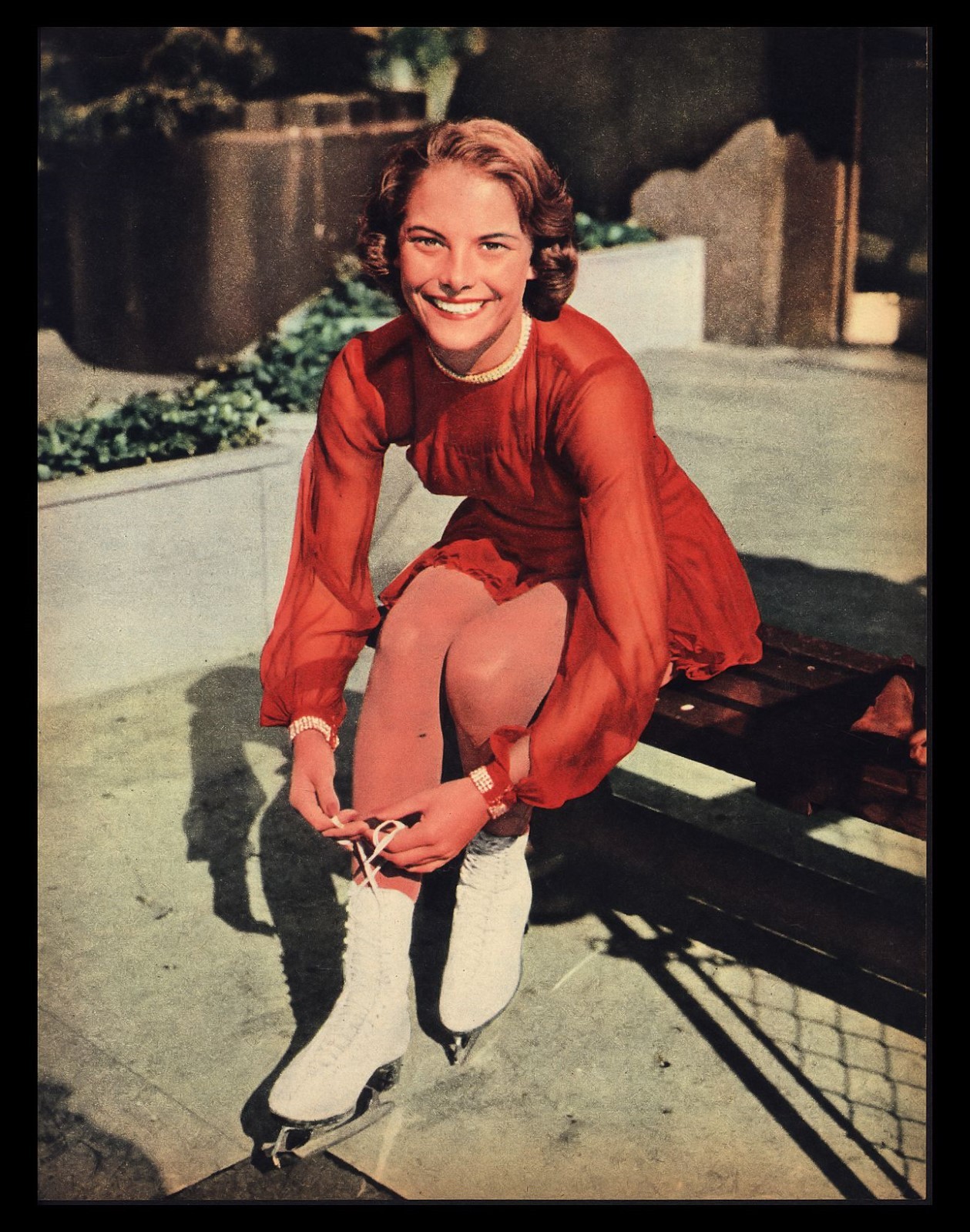 VINTAGE 1960 "CAROL HEIS" OLYMPIC ICE SKATING CHAMPION MAGAZINE PHOTO ...