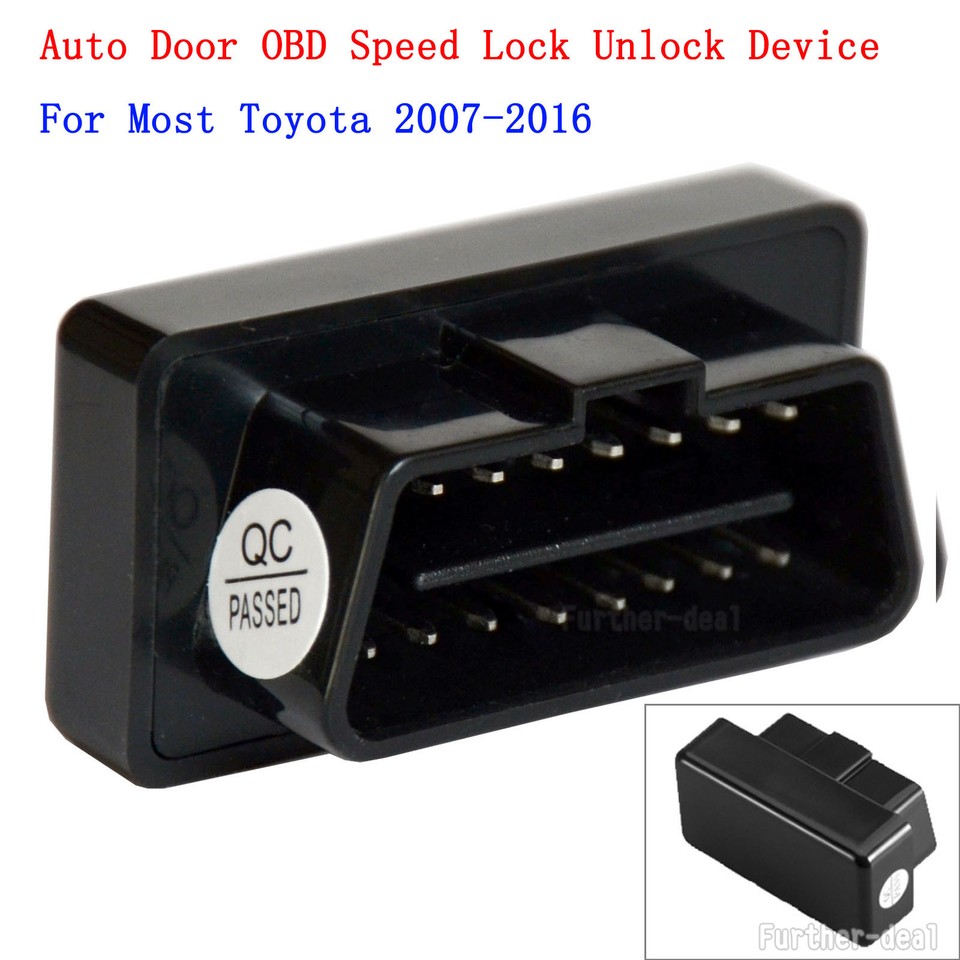 CANBUS OBD OBD2 Plug Auto Door Speed Lock Unlock Device Regulator Close ...