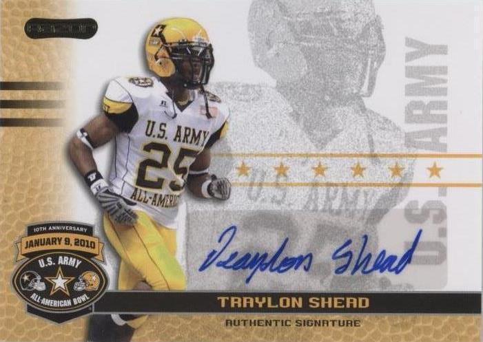 2010 Razor U.S. Army All-American Bowl - Autographs Traylon Shead #BA ...