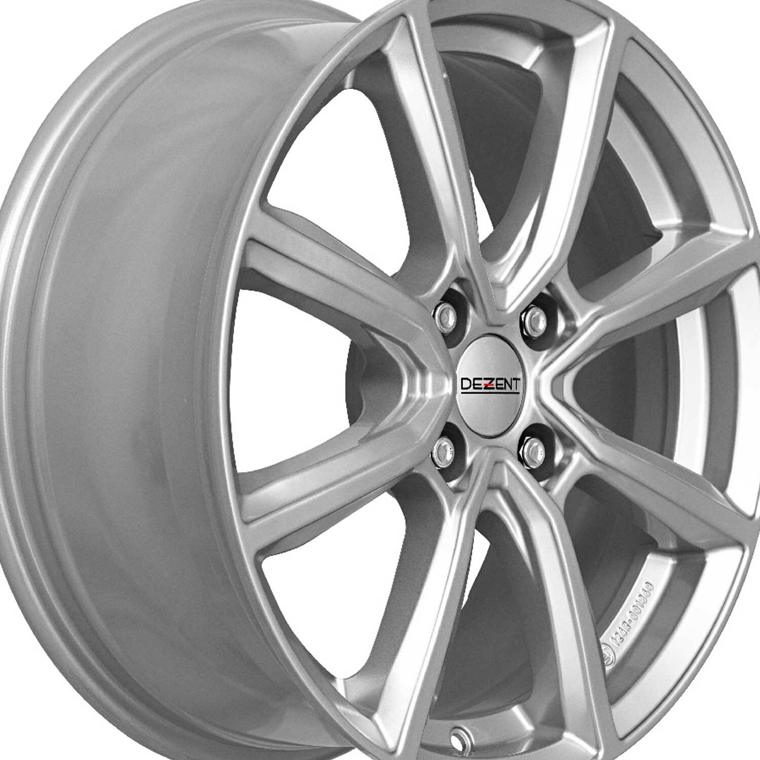 4 Dezent TN silver wheels 5.5Jx15 4x100 for Subaru Justy G3X 15 Inch ...