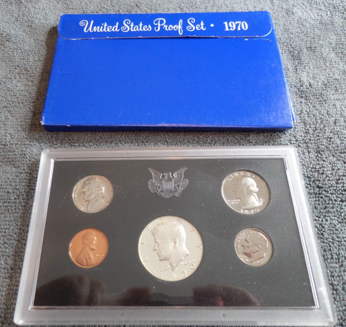 1970 S United States Mint Proof Set Small Date? Total 5 Coins | eBay