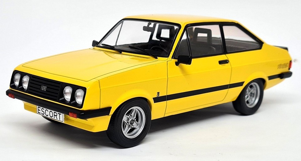 MCG 1/18 - Ford Escort Mk2 RS2000 1976 Yellow Diecast Scale Model Car ...