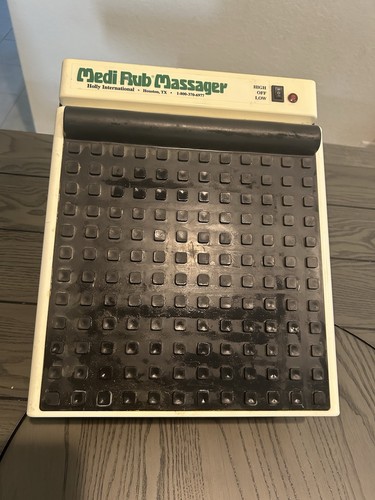 Medi-Rub HOLLY INTERNATION Massager Two Speed Foot Vibrating Made in ...