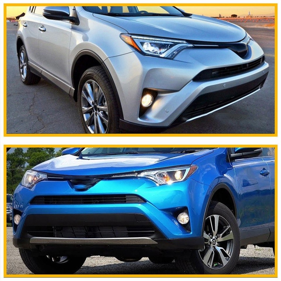 For 16-18 Toyota RAV4 L / R Front Bumper Tow Hook Eye Cap/Cover 2016 ...