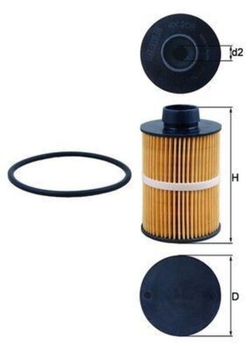 MAHLE Fuel Filter For FIAT OPEL PEUGEOT CITROEN SUZUKI CHEVROLET SAAB C ...