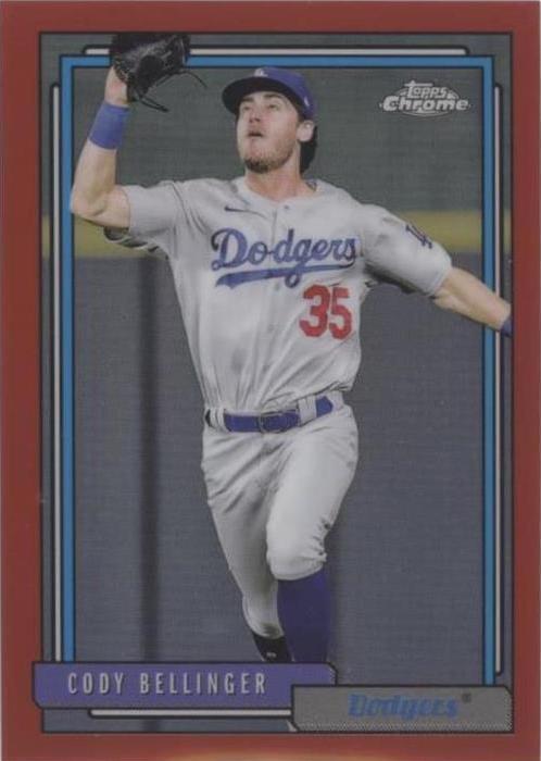 2021 Topps Update Series - 1992 Topps Redux Chrome Cody Bellinger #TC92 ...