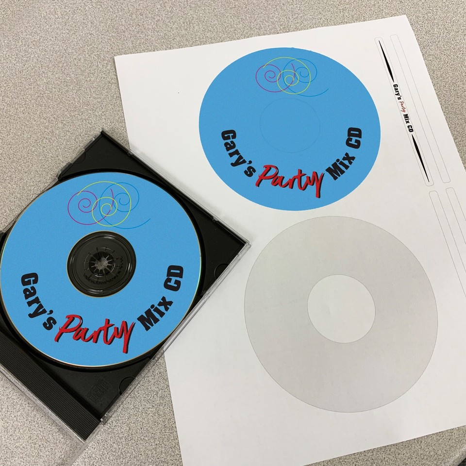 10 CD DVD Laser and Ink Jet Labels - Template 5931, 8931, 8692 - 5 ...